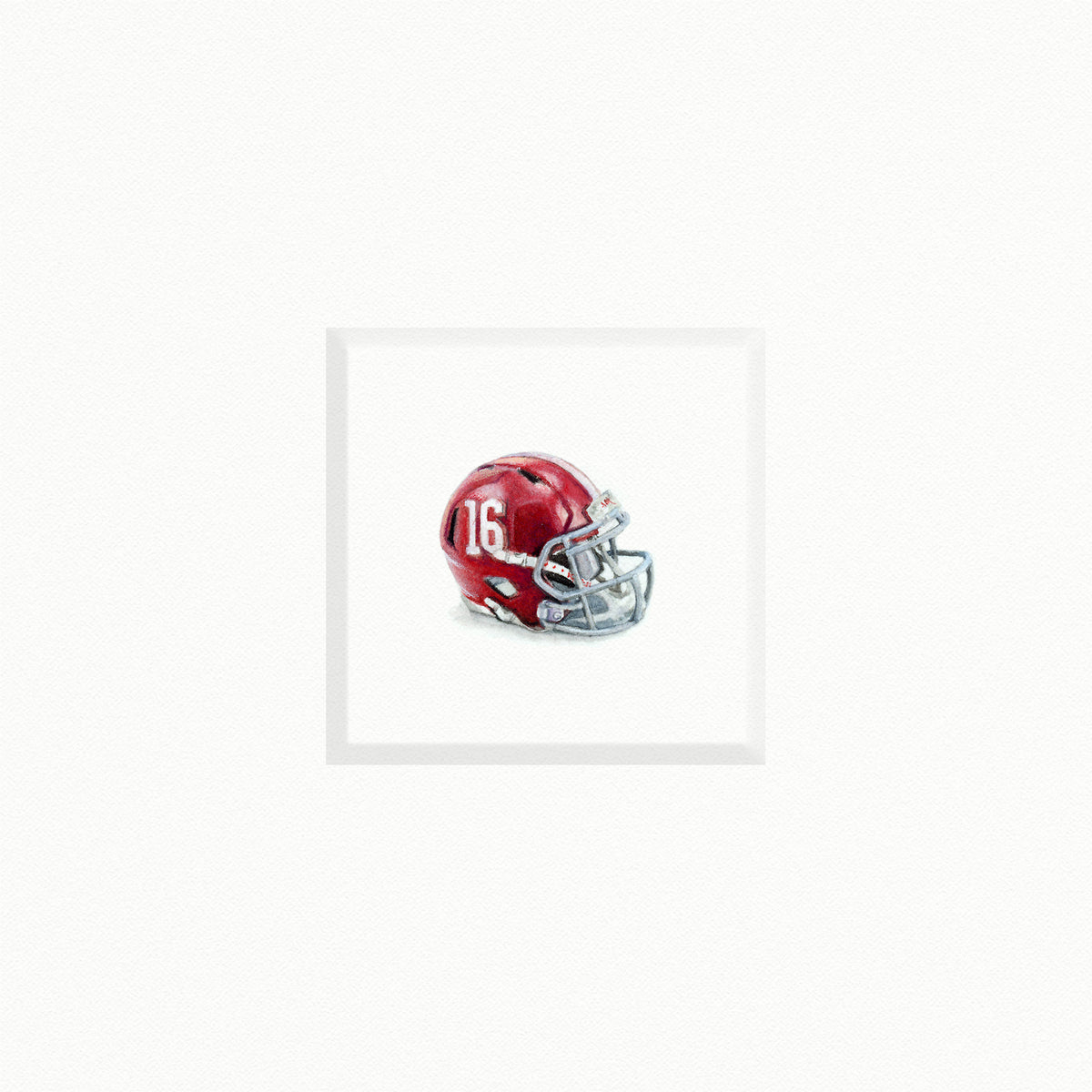 Alabama Football Helmet | karen libecap miniature painting – Karen Libecap